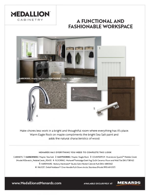 Harborside and Hawthorne | Medallion at Menards Cabinets